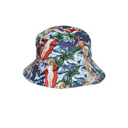 King Kerosin Herren Bucket Hat blau
