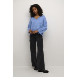 Kaffe Strickpullover Baggy fit blue