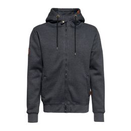 King Kerosin Herren Outdoor Sweatjacke K.K. Adventure Gear grau