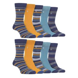 Farah Herren 10er-Pack Bunte Bambussocken