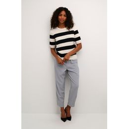Kaffe Strickpullover Regular fit black offwhite