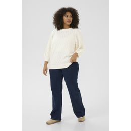 Kaffe Strickpullover Regular fit white