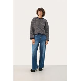 PART TWO Strickpullover Baggy fit navy