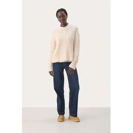 PART TWO Strickpullover Gerade Passform cream
