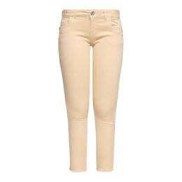 Amor, Trust & Truth Amor, Truth & Trust Damen ATT JEANS Slim Fit Hose mit offenen Kanten Leoni Sand