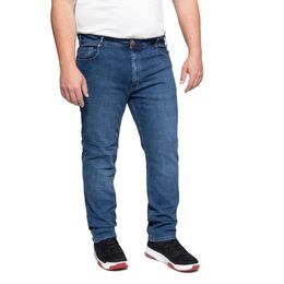 Way of Glory Herren &Uuml;bergr&ouml;&szlig;en Jeans im klassischen 5-Pocket Look Tom hellblau