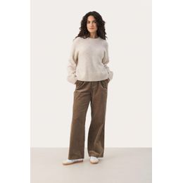 PART TWO Strickpullover Gerade Passform beige