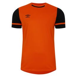 Umbro - "Cavelle" T-Shirt f&uuml;r Herren (Leuchtend Orange/Schwarz)