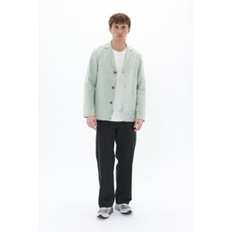 Matinique Blazer Gerade Passform green grey