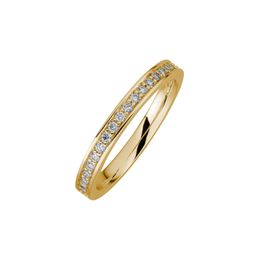 Lyomi Ring 585/- Gelbgold 21 synth. Diam. 0,24ct.