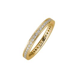 Lyomi Ring 585/- Gelbgold Memoire synth. Diam. 0,49ct.