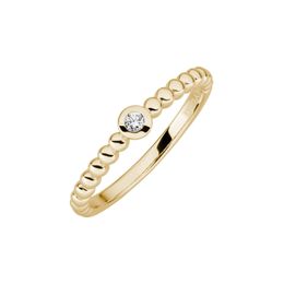 Lyomi Ring 585/-Gelbgold 1 synth. Diam. 0,04ct.