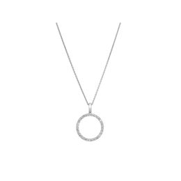 Lyomi Anh&auml;nger mit Kette 585/- Wei&szlig;gold 25 synth. Diam. 0,68ct.