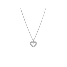 Lyomi Anh&auml;nger mit Kette 585/- Wei&szlig;gold 22 synth. Diam. 0,15ct.