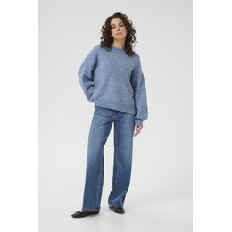 Kaffe Strickpullover KAluca Baggy fit blue