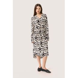 Soaked in Luxury Kleid Relaxed fit black offwhite