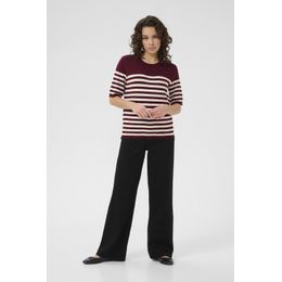 Kaffe Strickpullover KAlizza Regular fit white red
