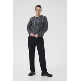 Kaffe Strickpullover KAlianna Loose fit dark grey
