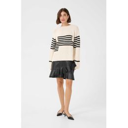 Culture Strickpullover CUnicky Relaxed fit black offwhite