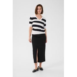 Kaffe Strickpullover KAlizza Regular fit black white