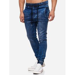 Tazzio Herren Jeans Regular Fit im Jogger-Stil