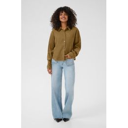 Kaffe Langarm - Hemd KAvera Regular fit brown