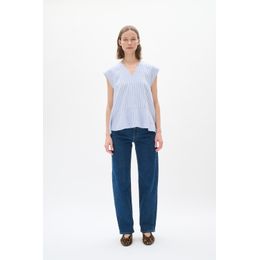 Inwear &Auml;rmellose Bluse im entspannten Schnitt Blau / Wei&szlig; blue white