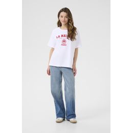Kaffe T-shirt KAadelina Loose fit white