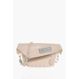Maison Martin Margiela MM11 Leder CLASSIQUE Clutch mit abnehmbarem Schultergurt in Rosa