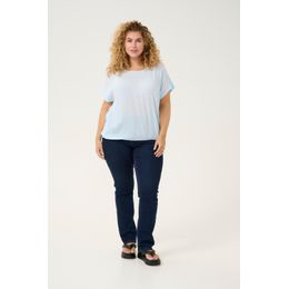 Kaffe Kurzarm-Bluse Loose fit Nantucket Breeze pale blue