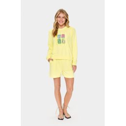 Saint Tropez Trackjacket-sweat LolenaSZ Lockere Passform yellow