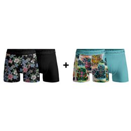 MUCHACHOMALO Herren Boxershorts &ndash; 2+2 St&uuml;ck &ndash; Herren Unterhosen