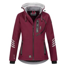 Arctic Seven Damen Softshelljacke Bordeaux-Grau