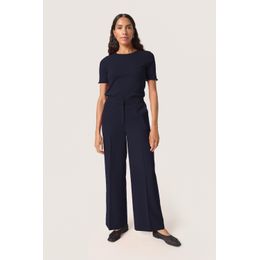 Soaked in Luxury Casual Hose Lockere Passform Night Sky navy