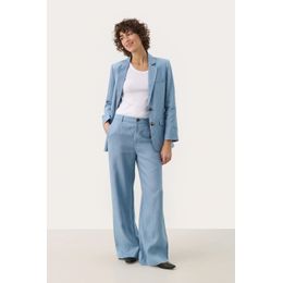 PART TWO Casual Hose Classic fit Faded Denim blue