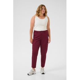 Kaffe Casual Hose KCleana Regular fit bordo