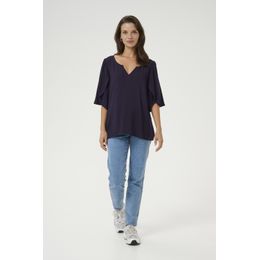 Kaffe Kurzarm-Bluse Loose fit Dawn Purple