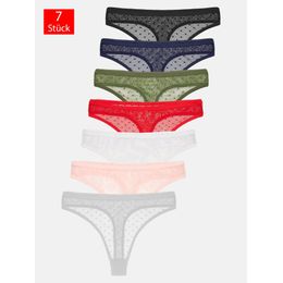 Tazzio Damen String 7er-Pack