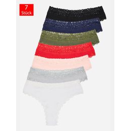 Tazzio Damen String 7er-Pack