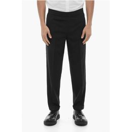 Neil Barrett Pantaloni REM Slim Fit a Vita Bassa con Elastico in Vita in Schwarz