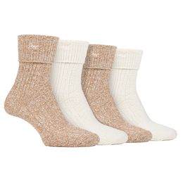 JEEP Damen 4er-Pack superweiche Wandersocken | Outdoorsocken f&uuml;r Wanderungen