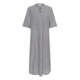Kaffe Kleid Casual fit Black Melange/White Stripe black offwhite