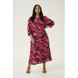 Kaffe Kleid Regular fit Red Tone Graphic Print multicolour