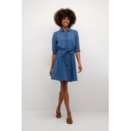 Cream Kleid Feminine blue multi