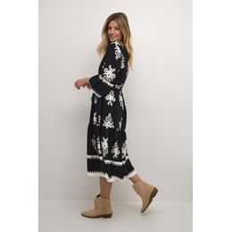 Cream Kleid mit femininer Silhouette black white