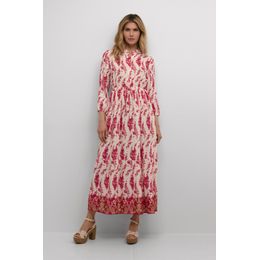 Cream A-Linien-Kleid multicolour