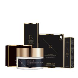 ANTI-WRINKLE ELIXIR SERUM 24K GOLD + ANTI-WRINKLE Night MOISTURISER 24K GOLD+UNDER EYE CREAM 24K GOLD + COLLAGEN GOLD UNDER EYE PATCH 24K GOLD - 5X2 PADS