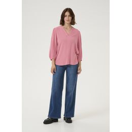 Kaffe Langarm-Bluse Regular fit Mesa Rose