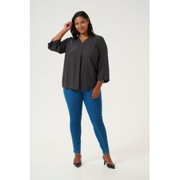 Kaffe Langarm-Bluse Regular fit Black Oyster