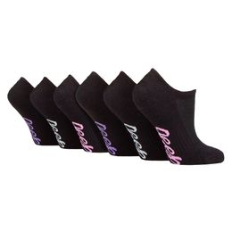 JEEP Damen 6er-Pack Bambus No-Show Socken | Unsichtbare Socken mit Fersenhalt